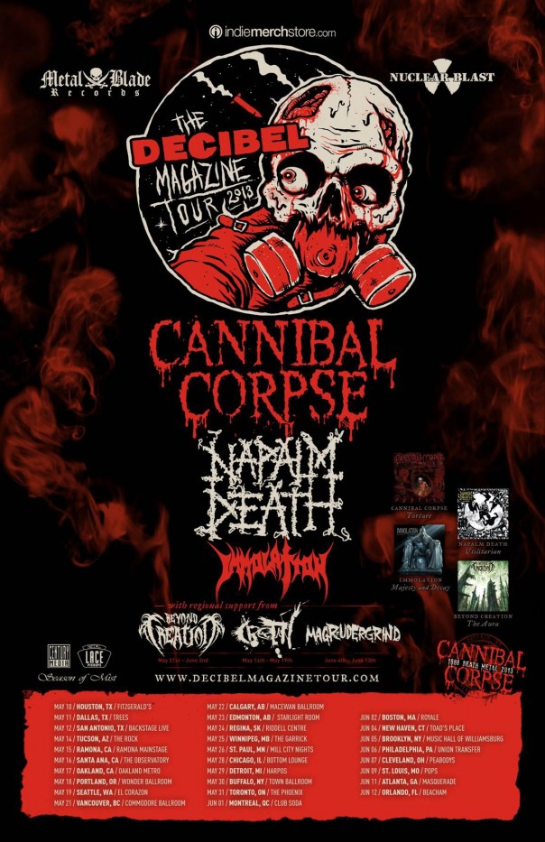 Concert Preview: Acclaimed Death Metal Band Cannibal Corpse To Invade ...
