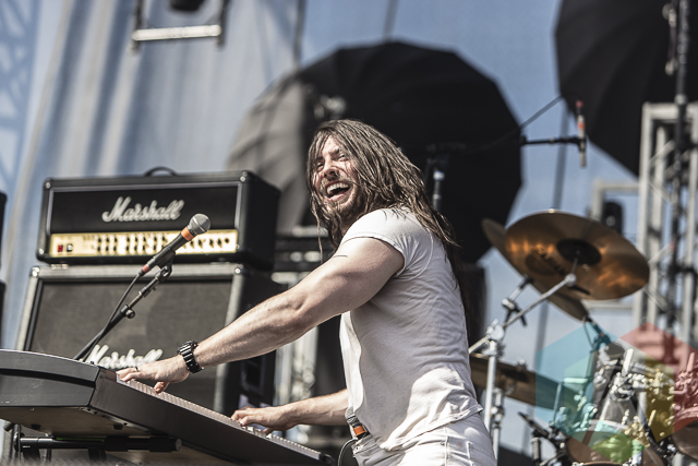 Andrew WK performing at Riot Fest Toronto 2015 at Downsview Park in ...