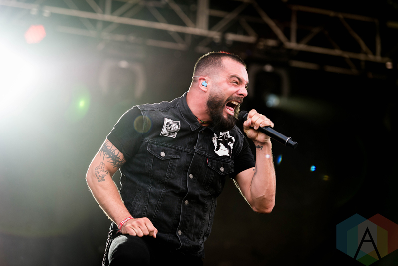 Killswitch Engage performing at Chicago Open Air on July 17, 2016 ...