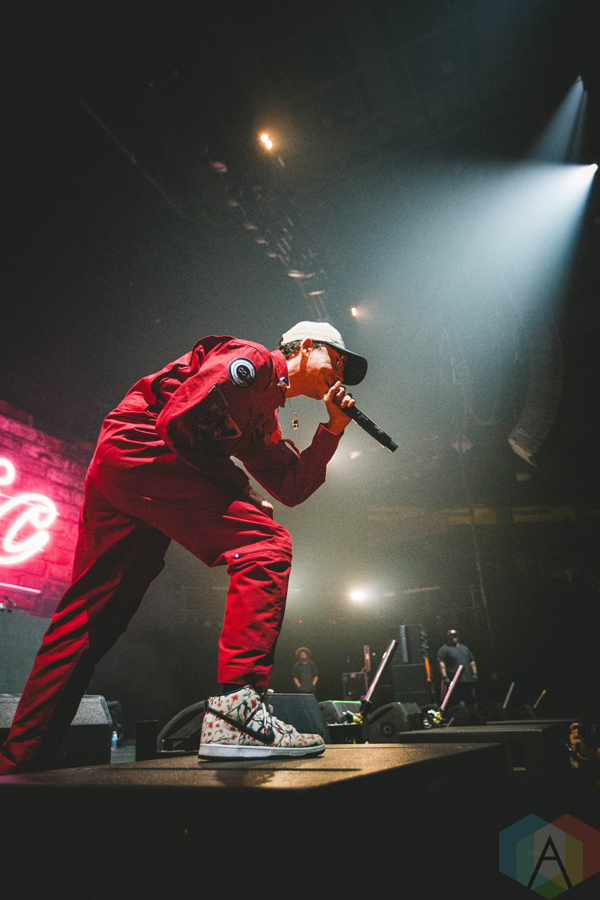Logic performing at the Bumbershoot Music Festival in Seattle on ...