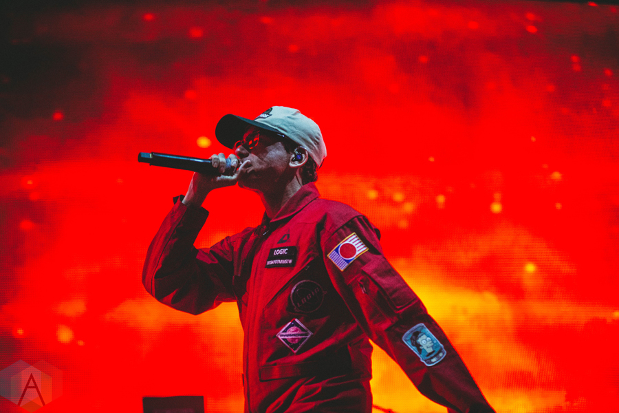 Logic performing at the Bumbershoot Music Festival in Seattle on ...