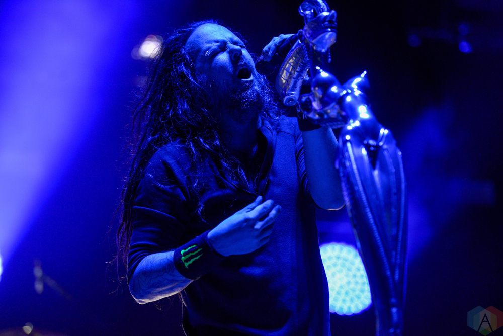 Korn performs at Budweiser Stage in Toronto on July 25, 2017. (Photo ...