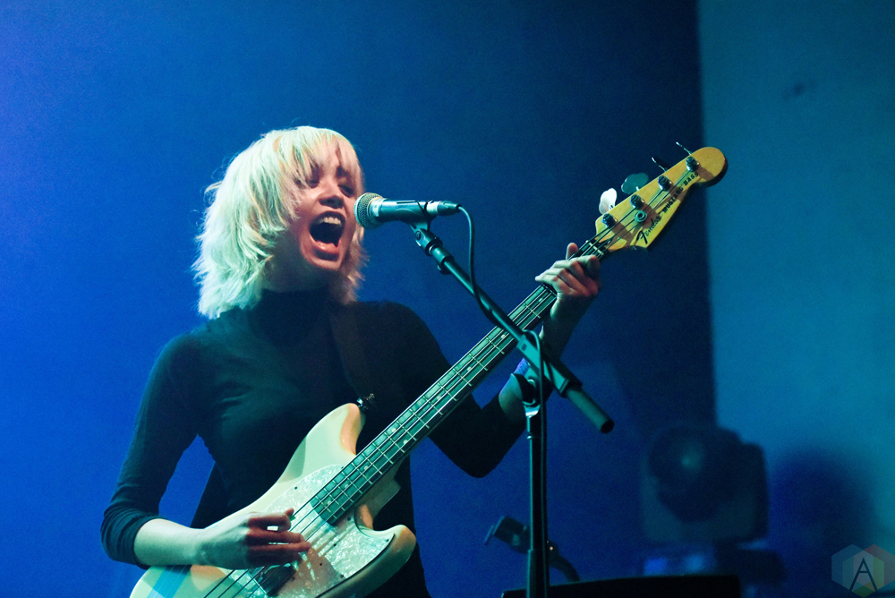 Lo Moon performs at Danforth Music Hall in Toronto on August 3, 2017 ...