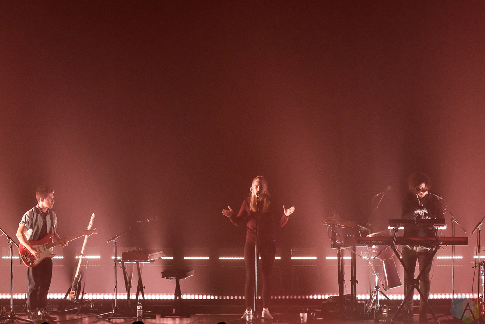 London Grammar performs at Danforth Music Hall in Toronto on August 3 ...