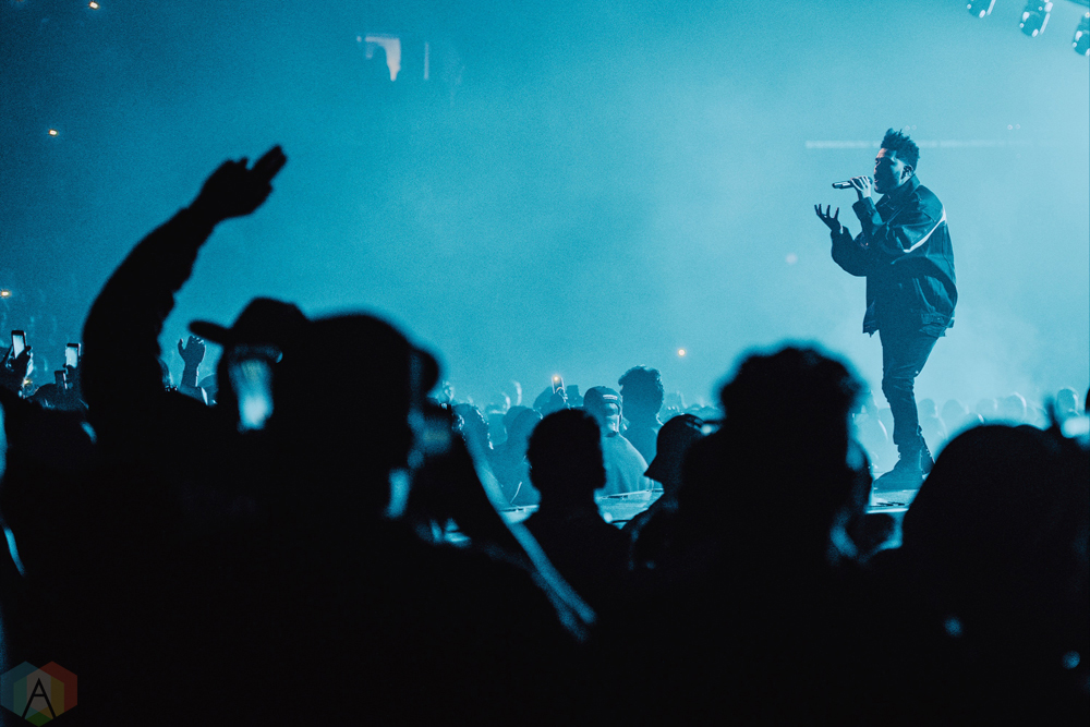 The Weeknd performs at Air Canada Centre in Toronto on September 9 ...