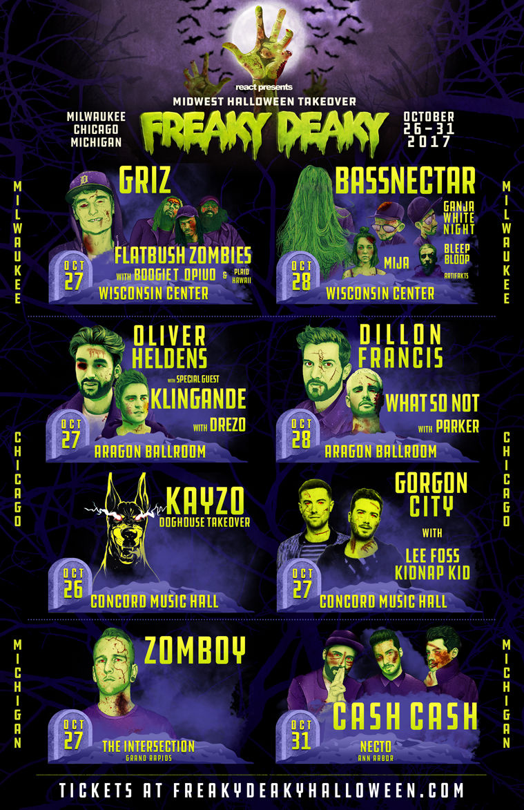 Freaky Deaky Announces 2017 Lineup | Aesthetic Magazine | Album Reviews ...