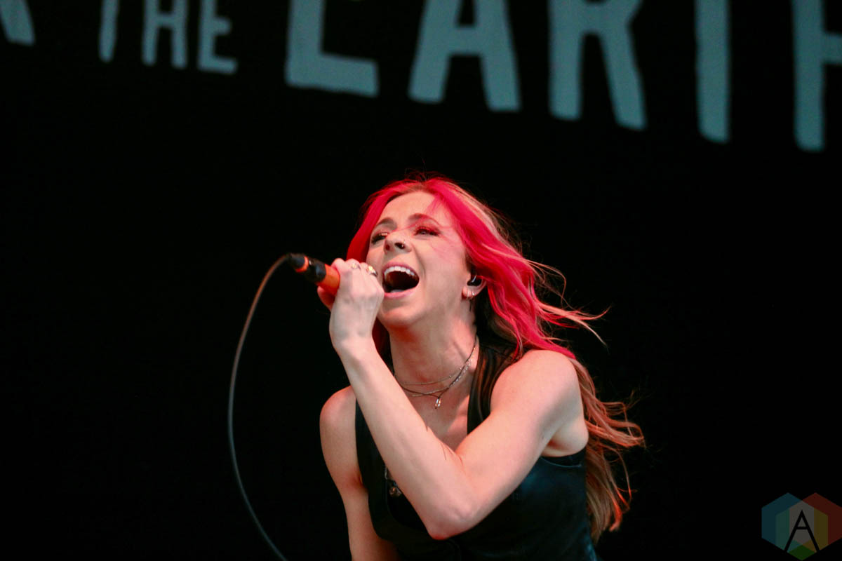 TORONTO, ON. – June 01 – Taylor Acorn performs at Budweiser Stage in ...