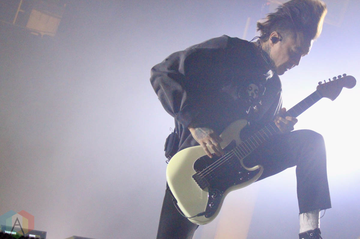 TORONTO, ON. – May 28 – Pierce The Veil performs at Budweiser Stage in ...