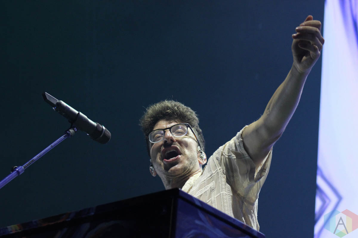TORONTO, ON. – Aug. 12 – AJR performs at Budweiser Stage in Toronto ...